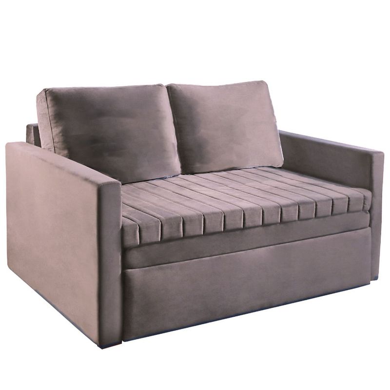 Sofá Cama Vega - Marrom - 155 cm